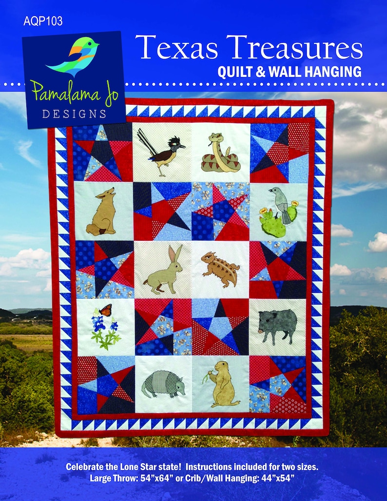 PDF Texas Treasures Applique Quilt PDF Pattern - Etsy