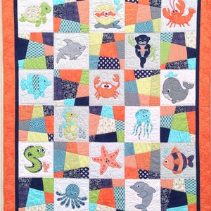 PDF Ocean Friends Applique Quilt Pattern PDF - Etsy