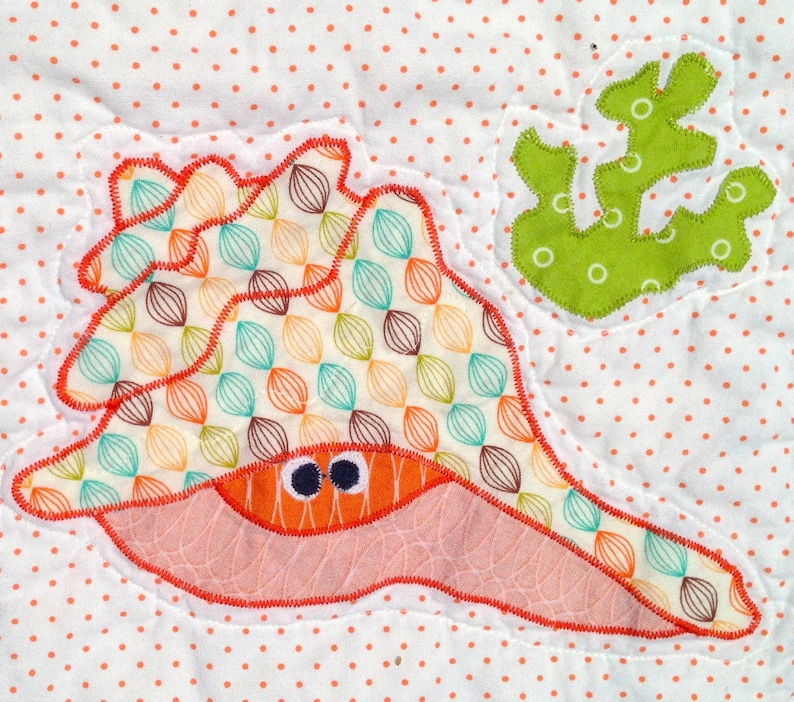 FREE (almost) Conch Shell Applique Pattern PDF - Etsy