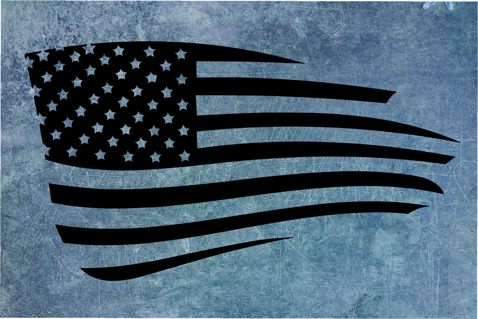 Distressed American Flag Decal - Etsy