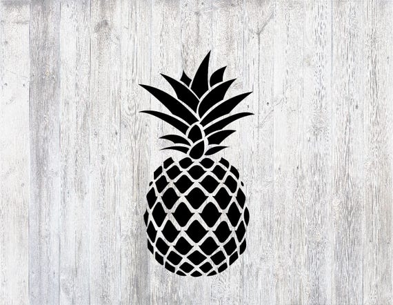 Pineapple Decal | Etsy