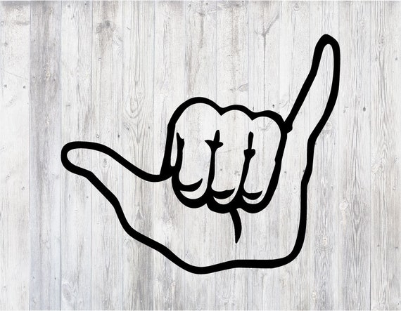 Hang Loose Decal - Etsy