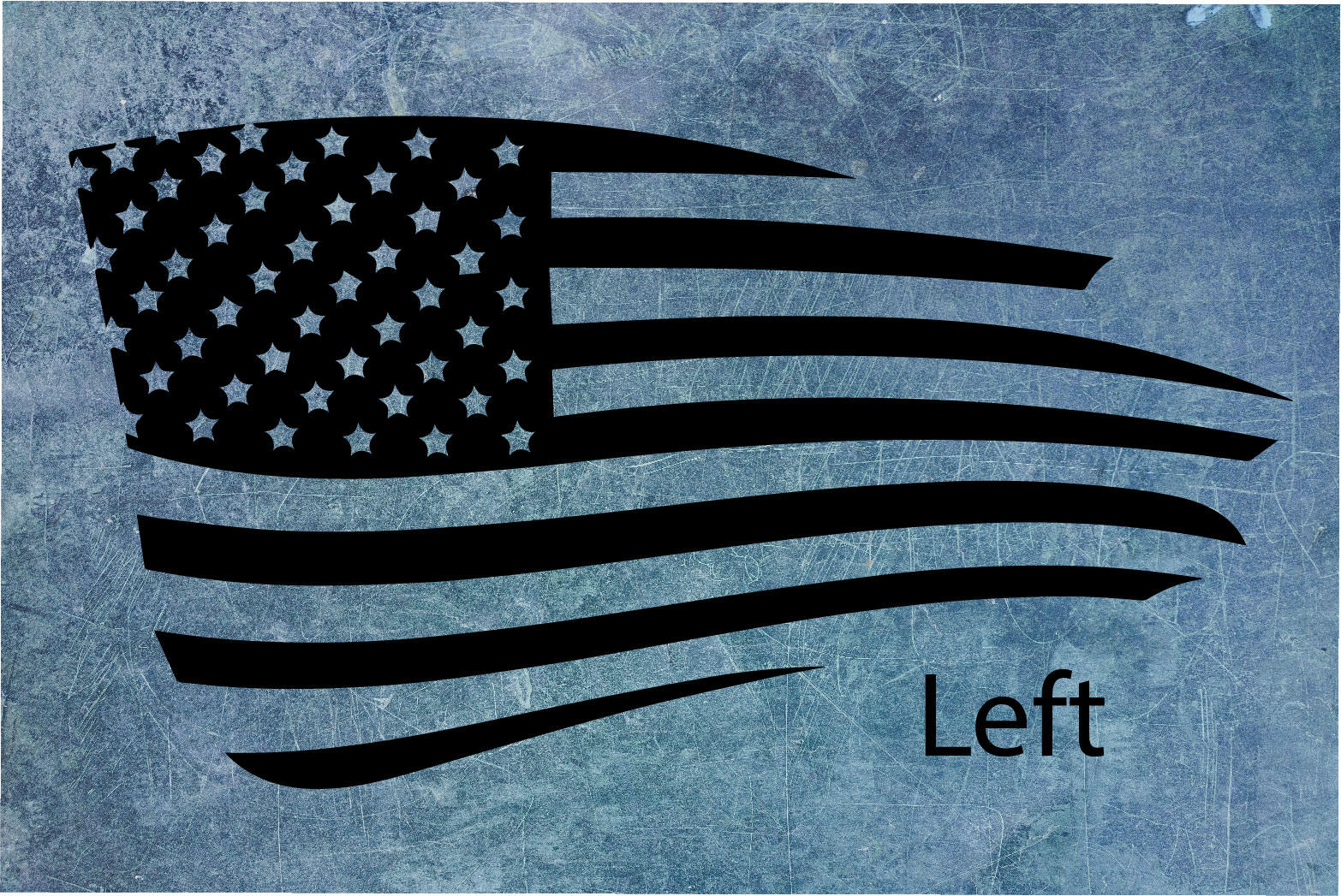 Distressed American Flag Decal - Etsy