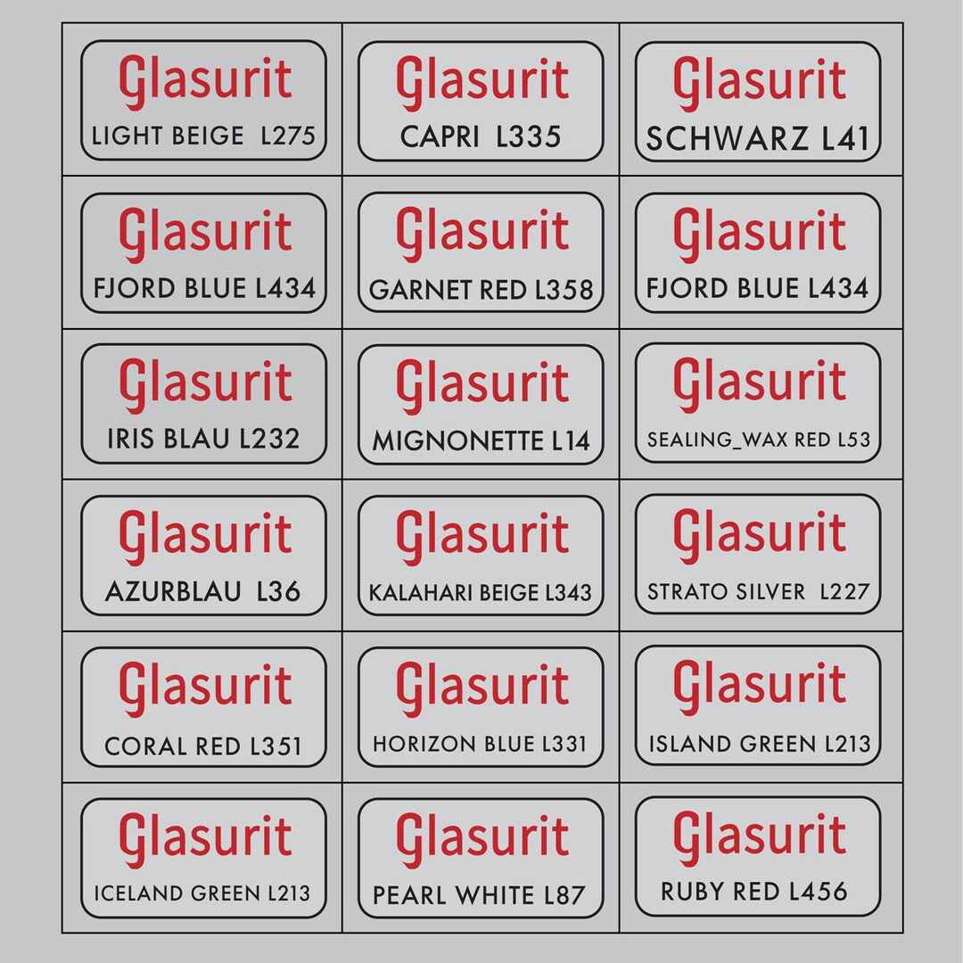 Vintage Paint Code Decals - Etsy