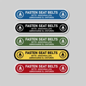Please Fasten Seat Belt Sticker 2 X Stickers for Uber Lyft - Etsy