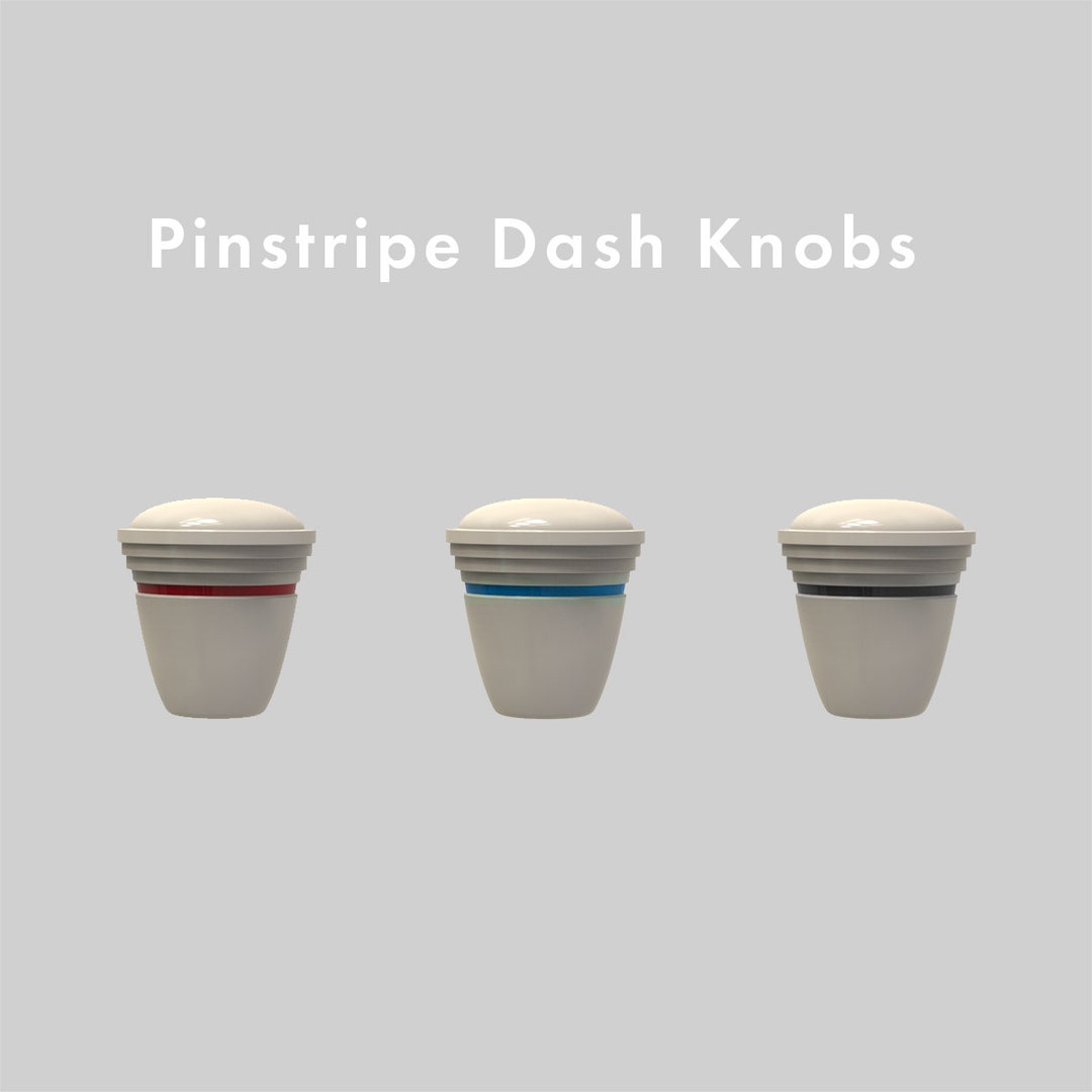 Dash Knob - Pinstripe Style - Etsy