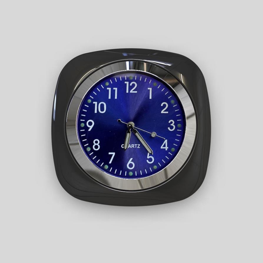Dash Clock - Blue Dial Face - Etsy