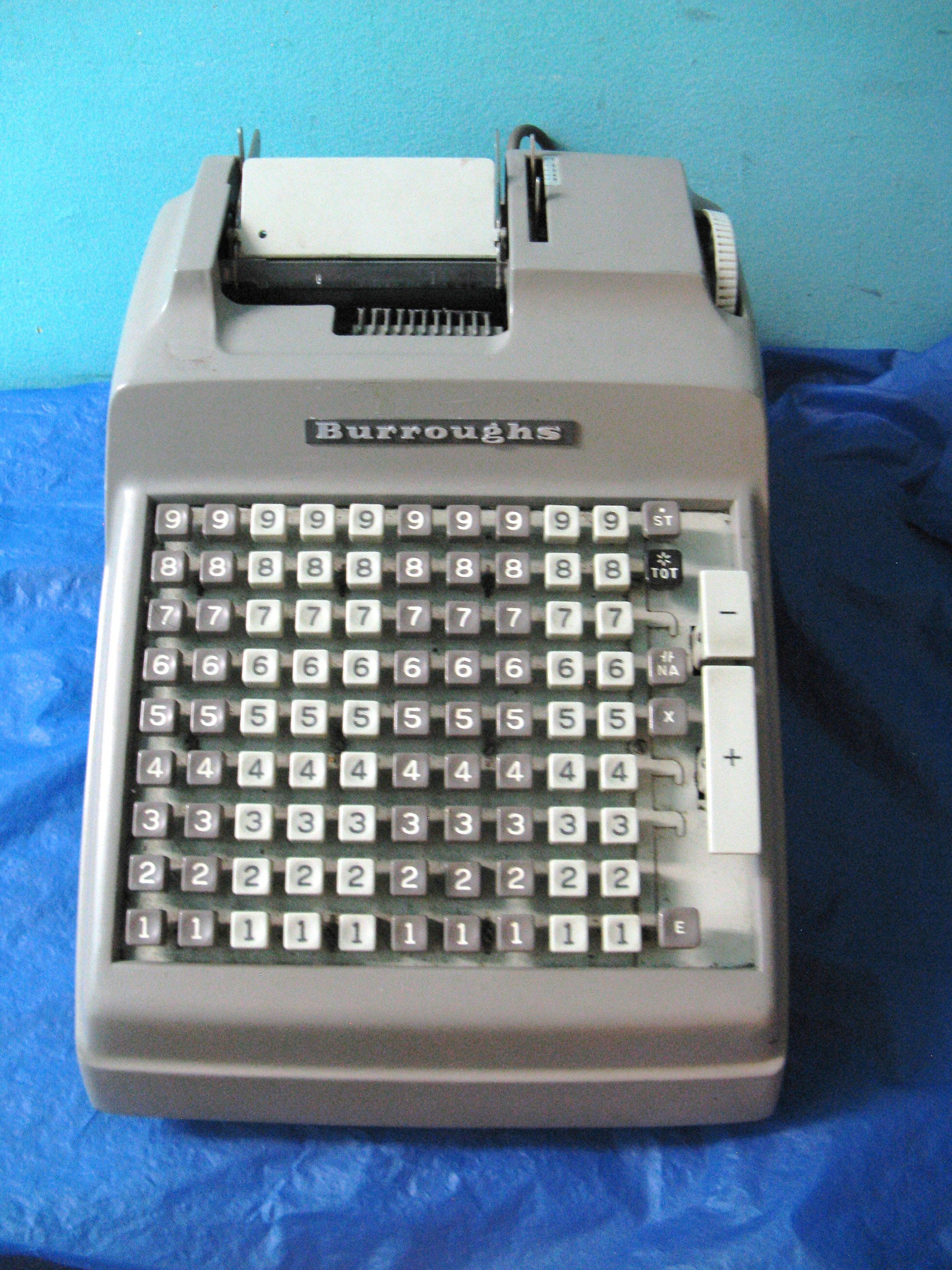 Burroughs Adding Machine, Square Keys, Electric - Etsy
