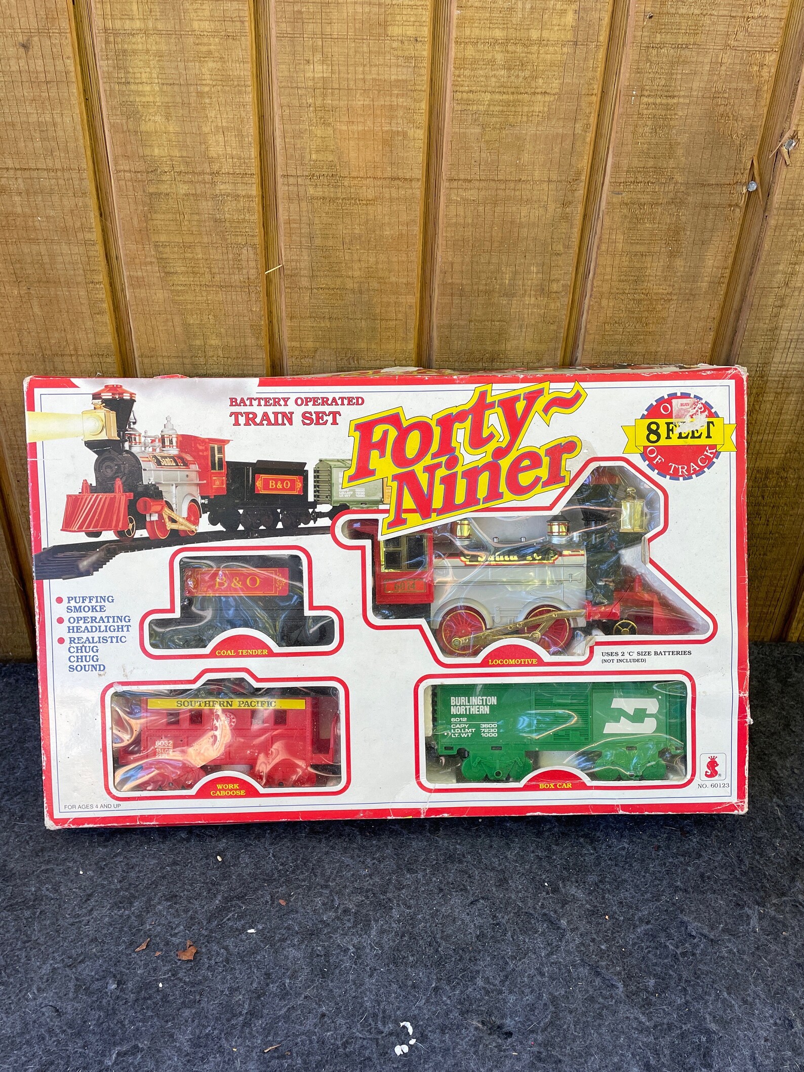 Forty Niner Express Toy Train Set - Etsy