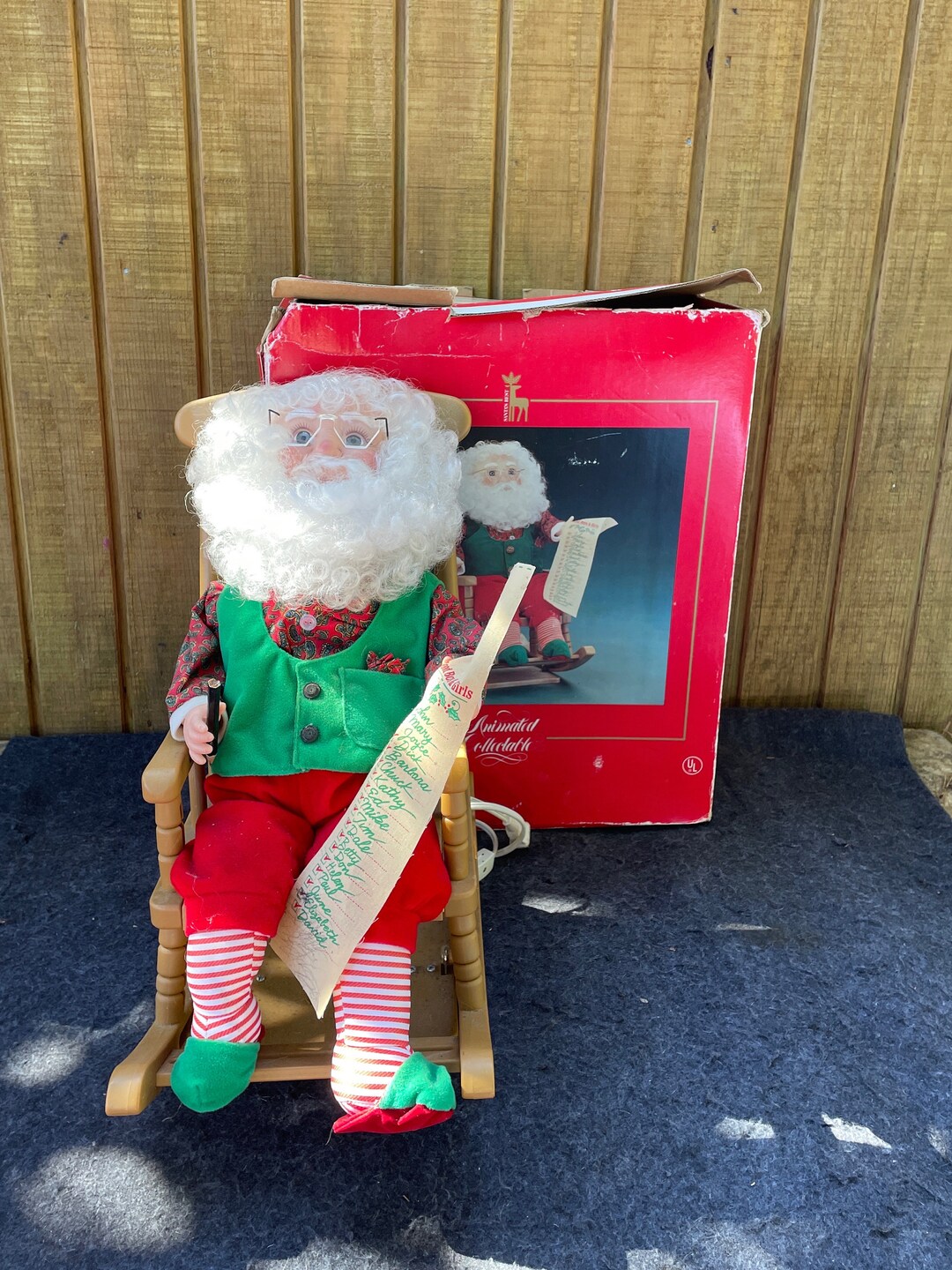 Santa's Best Animated Motionettes Santa Claus - Etsy