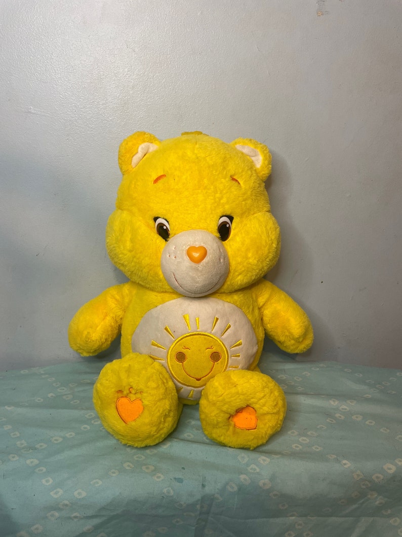 Care Bear Funshine Bear Plush - Etsy