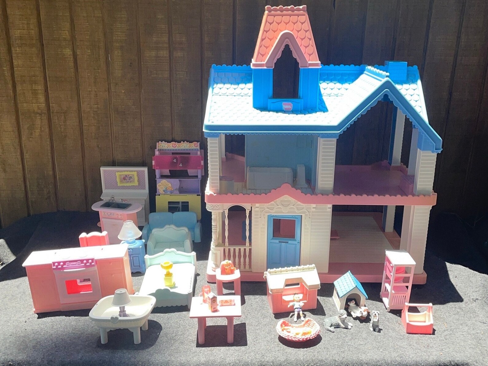 Vintage 1991 Playskool Victorian Style Dollhouse Lot Furniture House - Etsy
