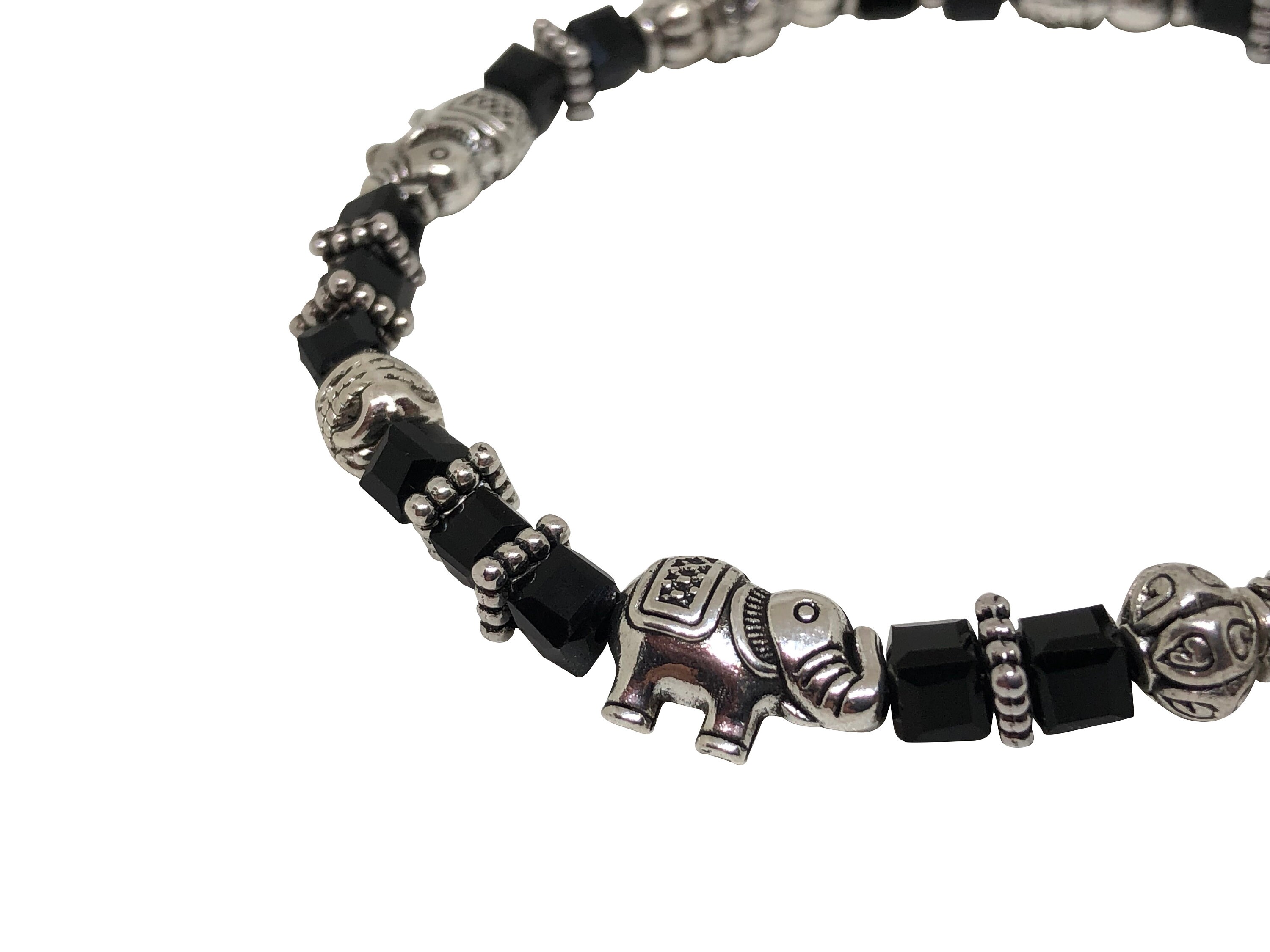 Elephant Bracelet 8 COLORS, Elephant Jewelry, Strength Symbol, Wisdom ...