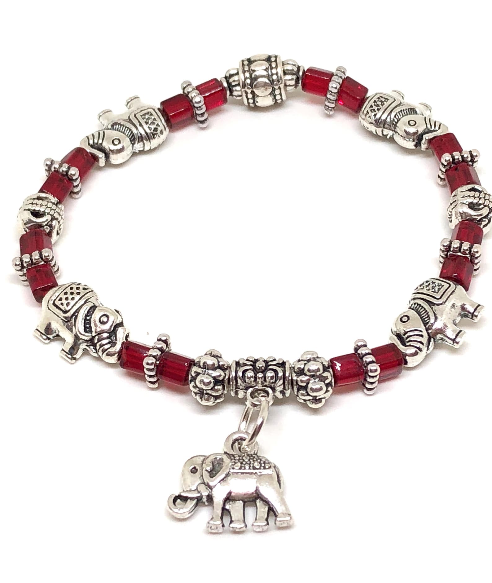 Elephant Bracelet 8 COLORS, Elephant Jewelry, Strength Symbol, Wisdom ...