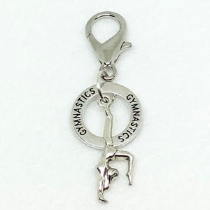 CREATE YOUR OWN Gymnastics Keychain, Gymnastics Charm Key Chain ...