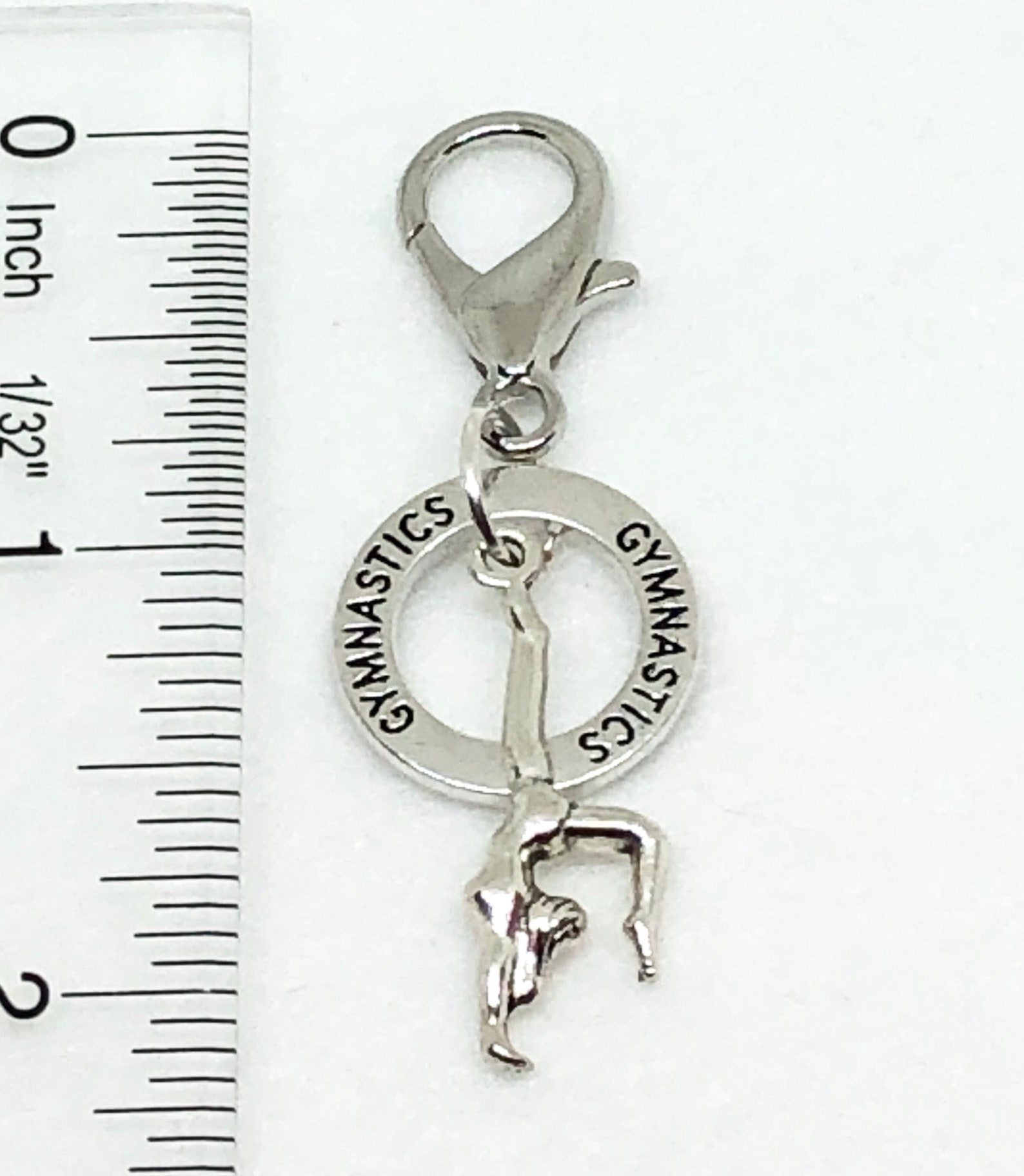 CREATE YOUR OWN Gymnastics Keychain Gymnastics Charm Key | Etsy
