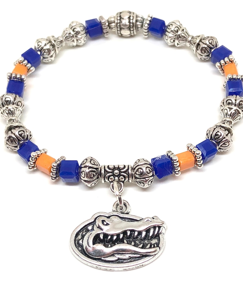 Gators Bracelet, Florida Gators, Gators Jewelry, Gators Gift, Gators ...