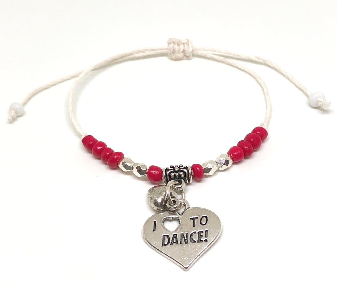 Dancer Friendship Bracelet 19 COLORS, Dance Adjustable Bracelet, Dance ...