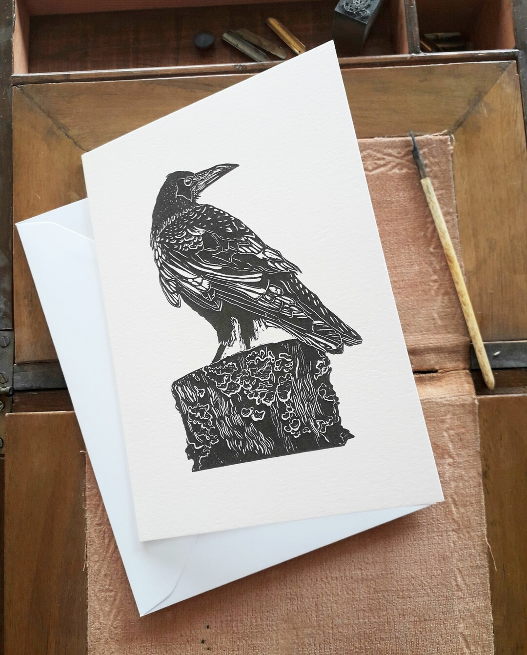 Rook Greetings Card - Etsy