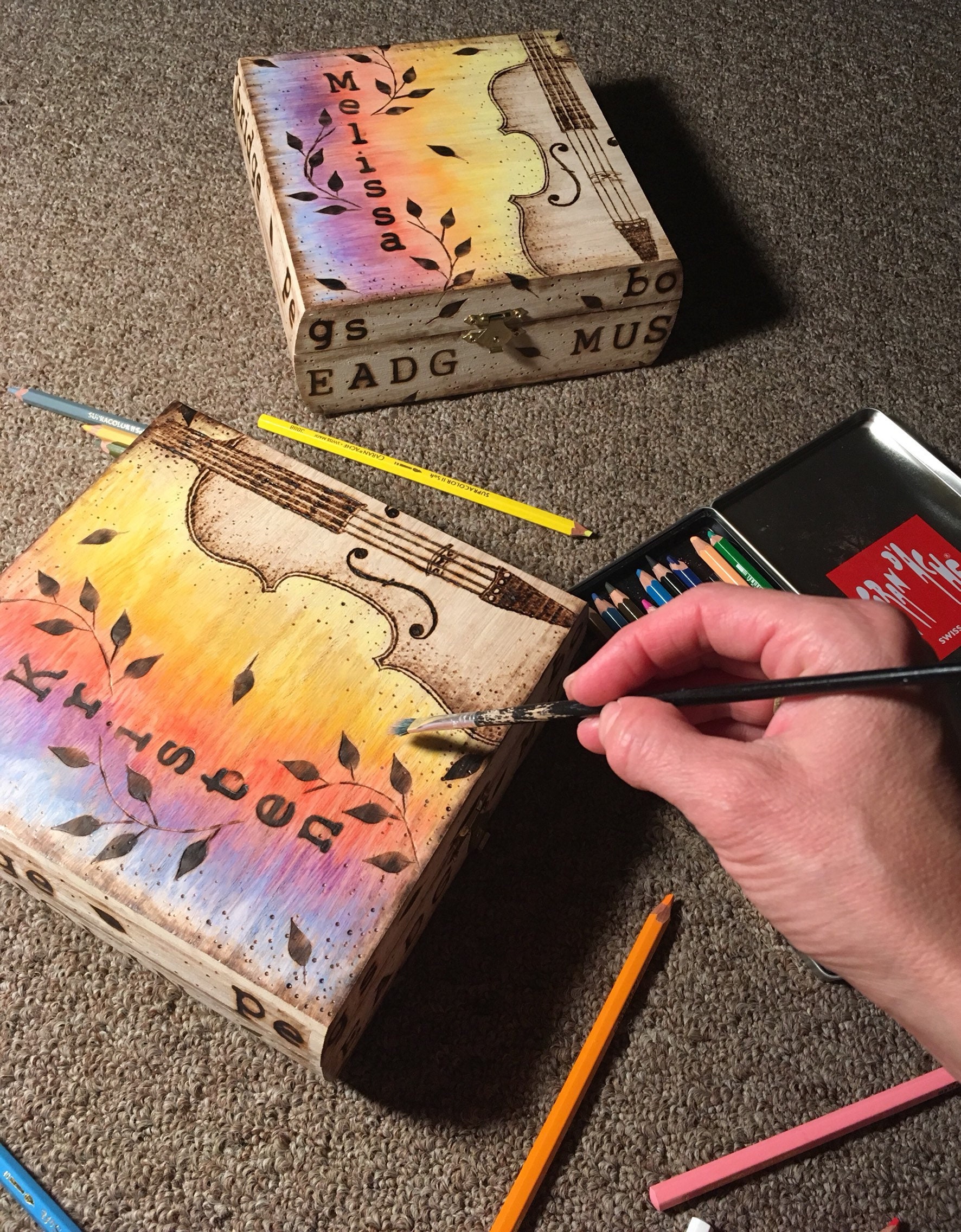 Personalized Wooden Cello Box Custom Cello Keepsake Box Gift | Etsy