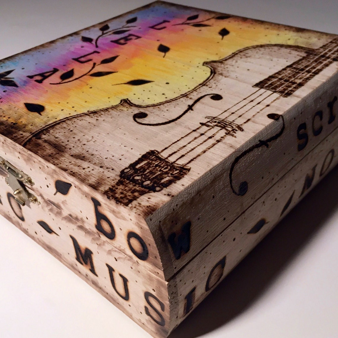 Personalized Wooden Cello Box Custom Cello Keepsake Box Gift | Etsy