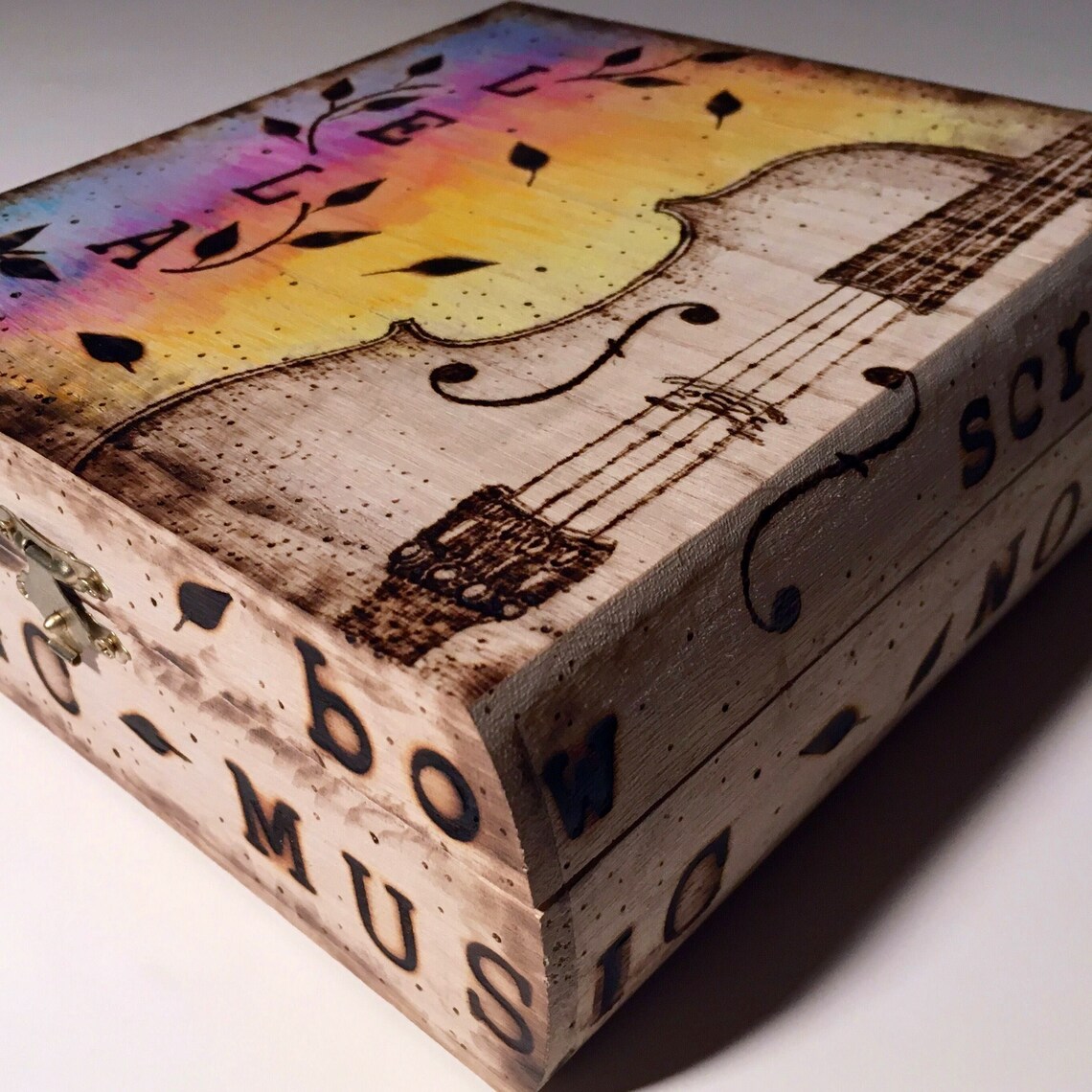 Personalized Wooden Cello Box Custom Cello Keepsake Box Gift | Etsy