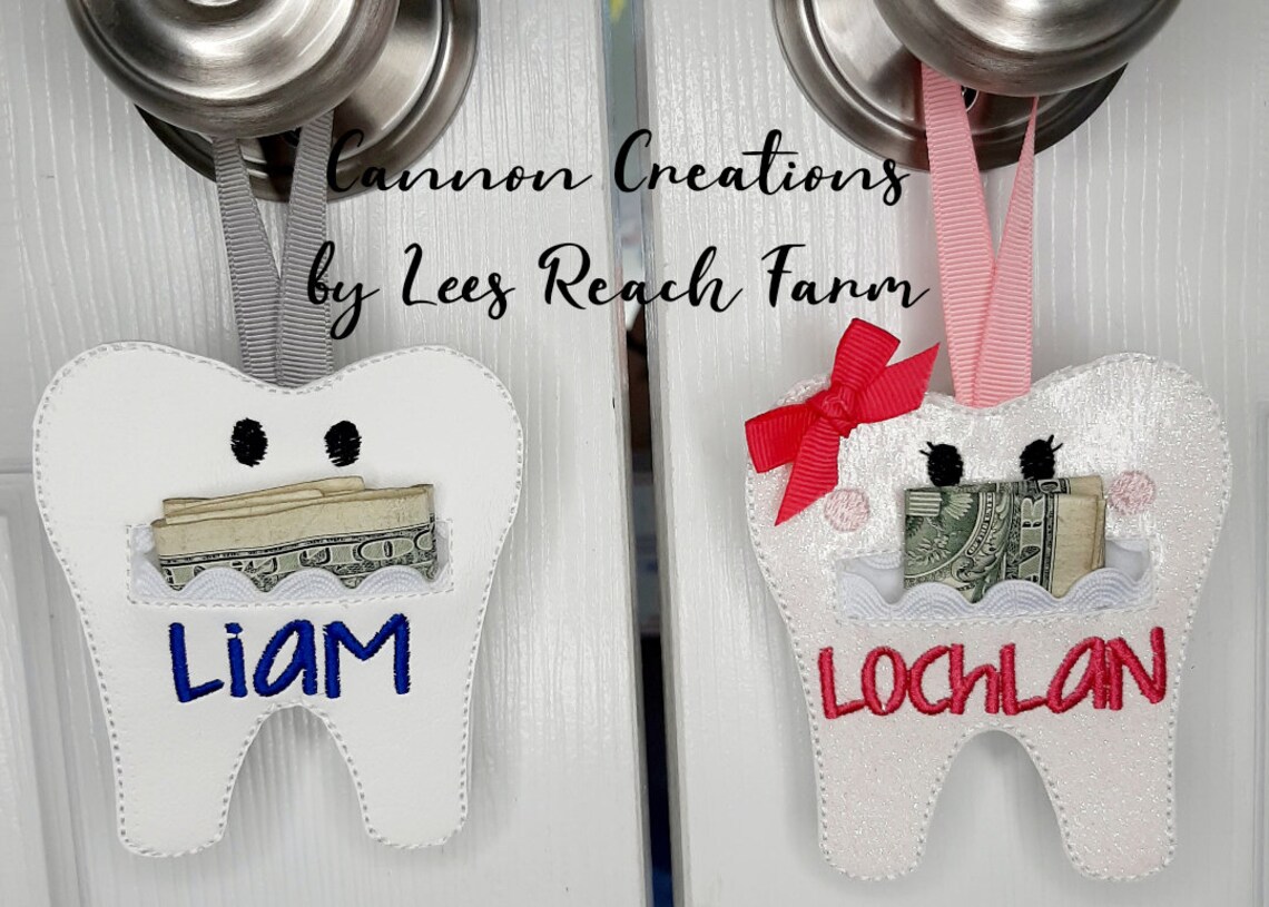 Personalized Tooth Holder Tooth Fairy Money Holder Tooth Fairy Tooth ...