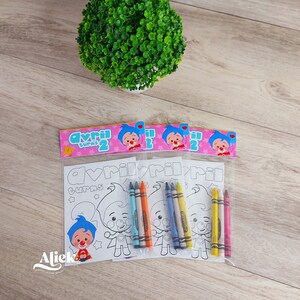 Plim Plim Coloring Book, Plim Plim Party Decor, Plim Plim Birthday ...