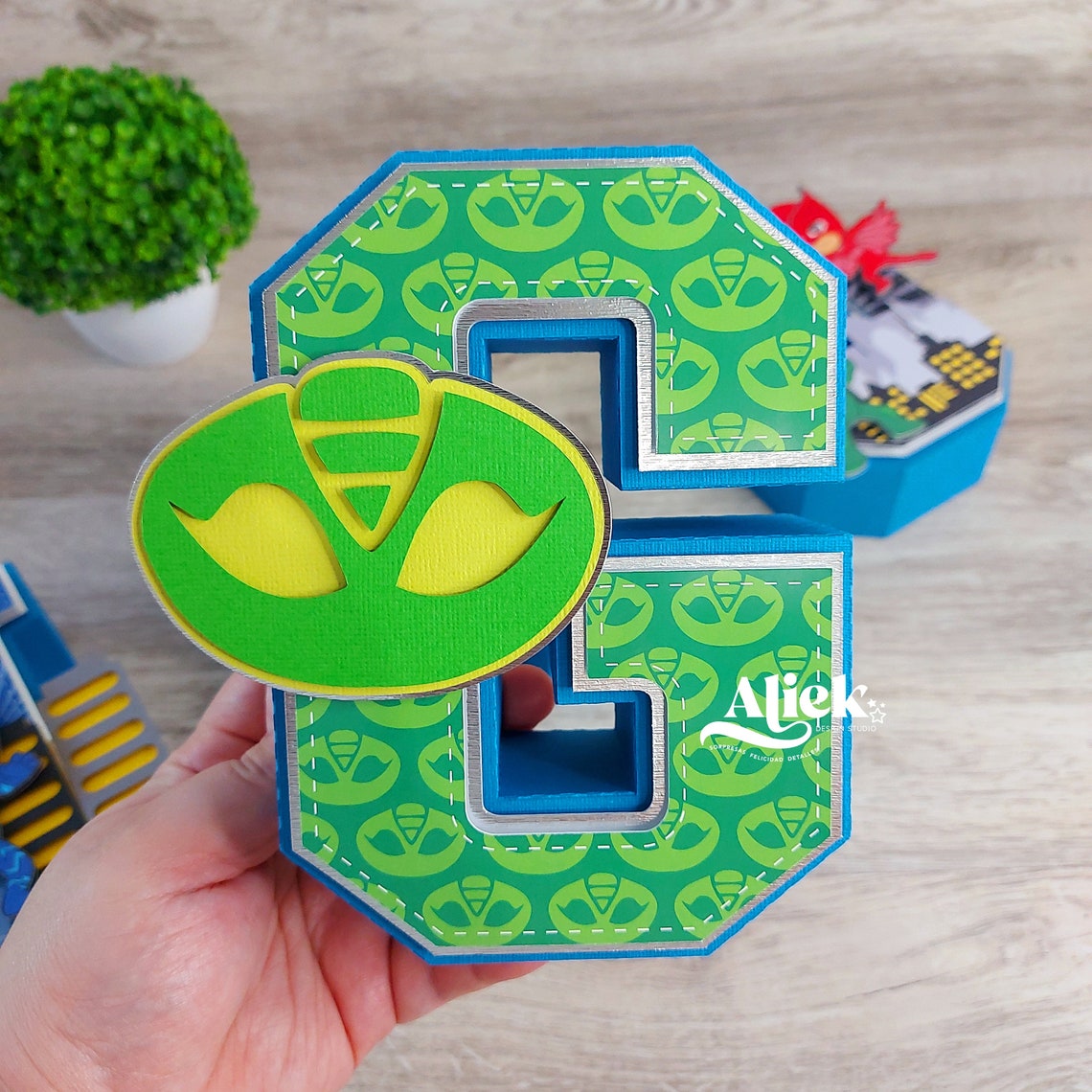 PJ Mask 3D Letters PJ Mask Birthday PJ Mask Decor Héoes En - Etsy