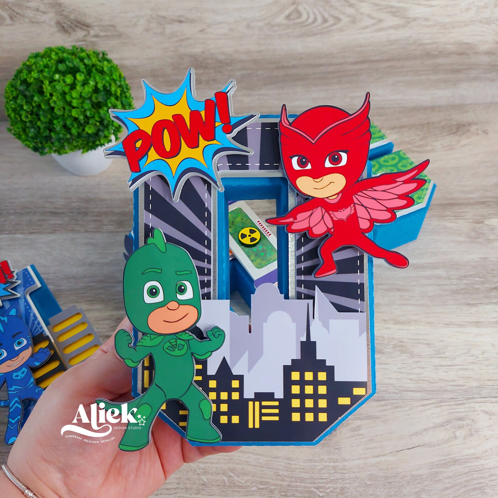 PJ Mask 3D Letters PJ Mask Birthday PJ Mask Decor Héoes En - Etsy