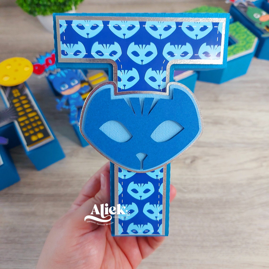 PJ Mask 3D Letters PJ Mask Birthday PJ Mask Decor Héoes En - Etsy