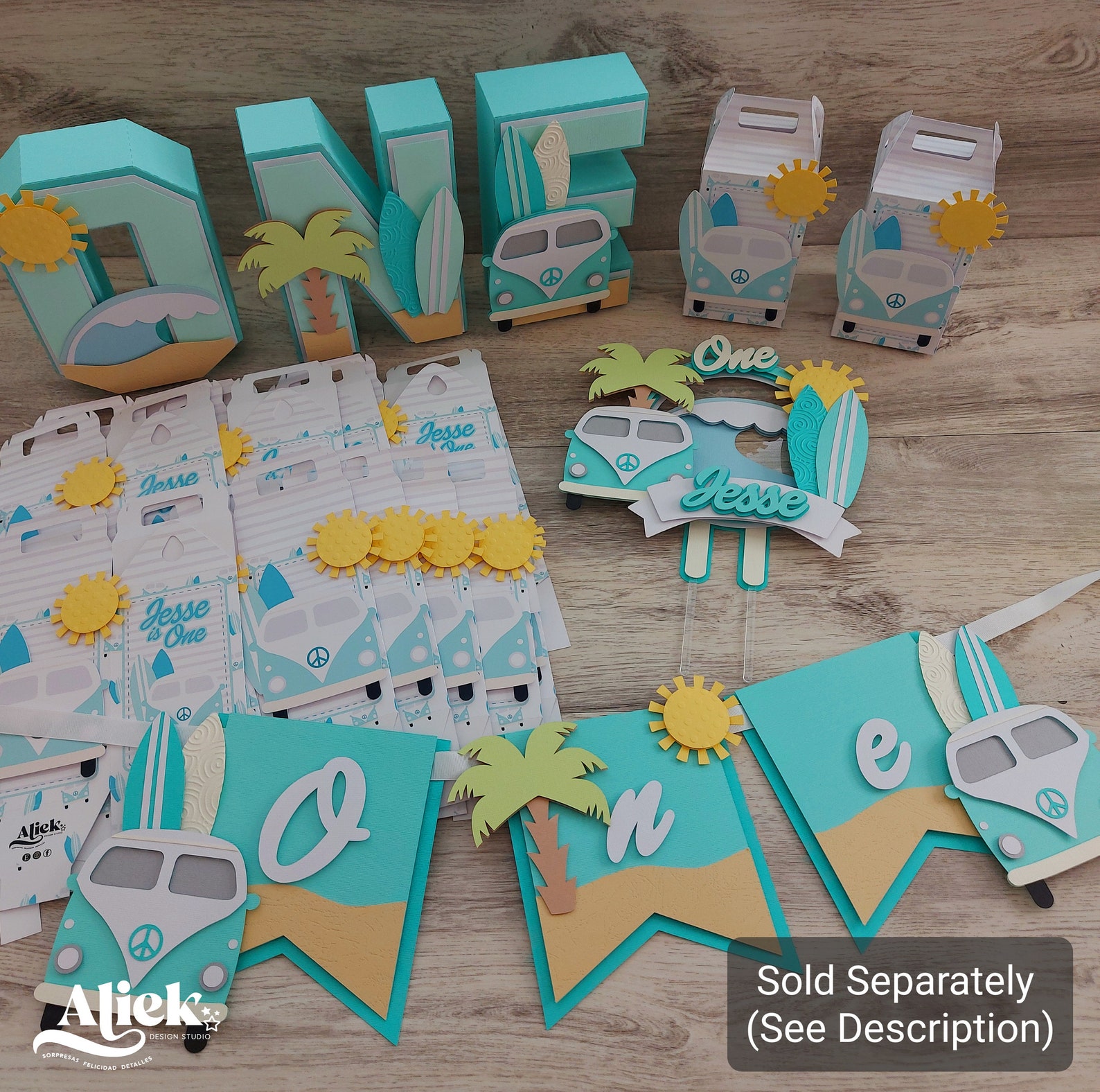 Surf 3D Letters Surf Birthday Surf Decoration Surf Birthday - Etsy