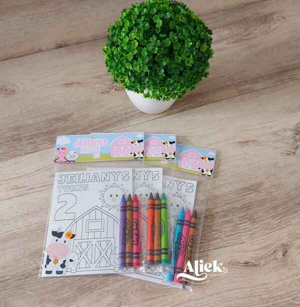 Farm Party Favor Farm Animal Pop It Barnyard Birthday Party - Etsy