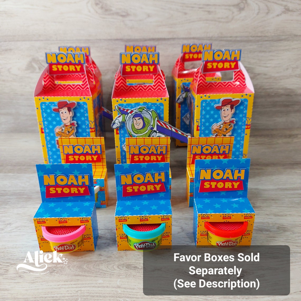 Toy Story Play-Doh Boxes Play-Doh Play-Doh Box Pack Party - Etsy España