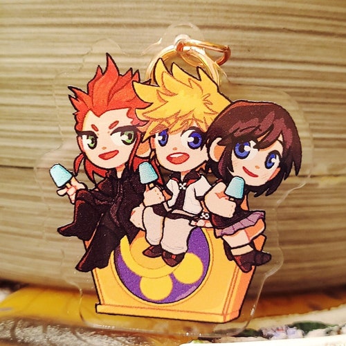 Resin Sea Salt Ice Cream and Paopu Fruit Key Chain Cosplay | Etsy