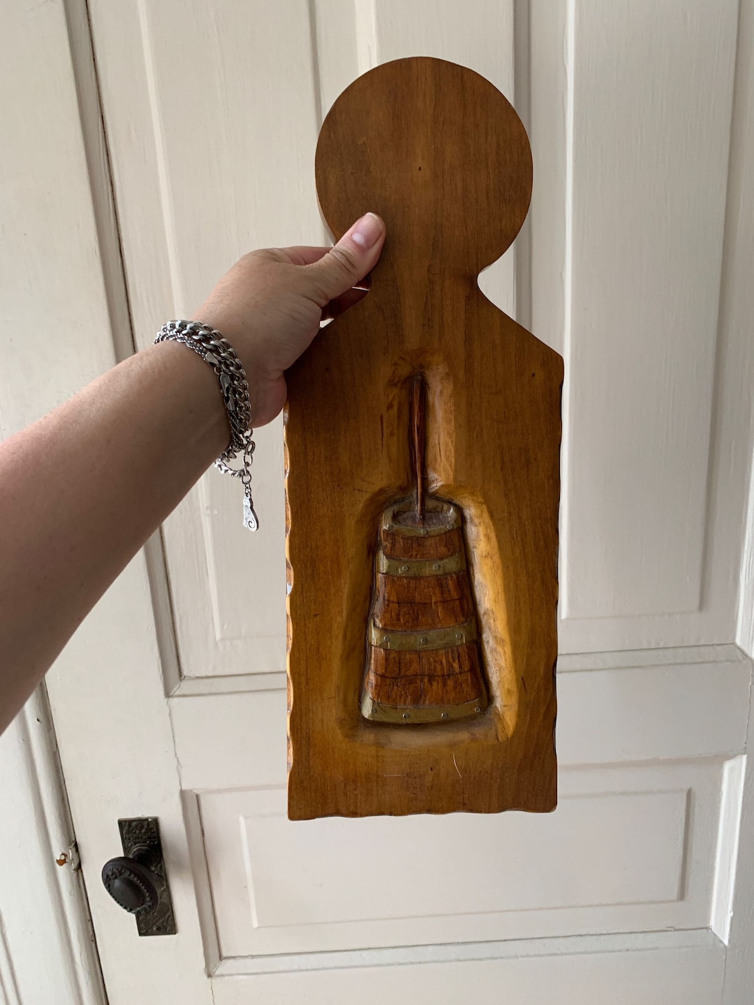 Vintage Butter Churn Folk Art Kitchen Wall Hanging Decor (M) - Etsy