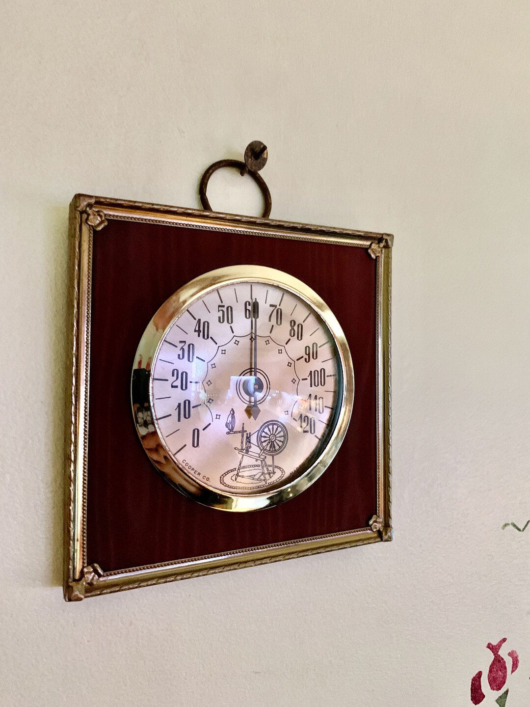 Vintage Wall Thermometer Wall Hanging - Etsy