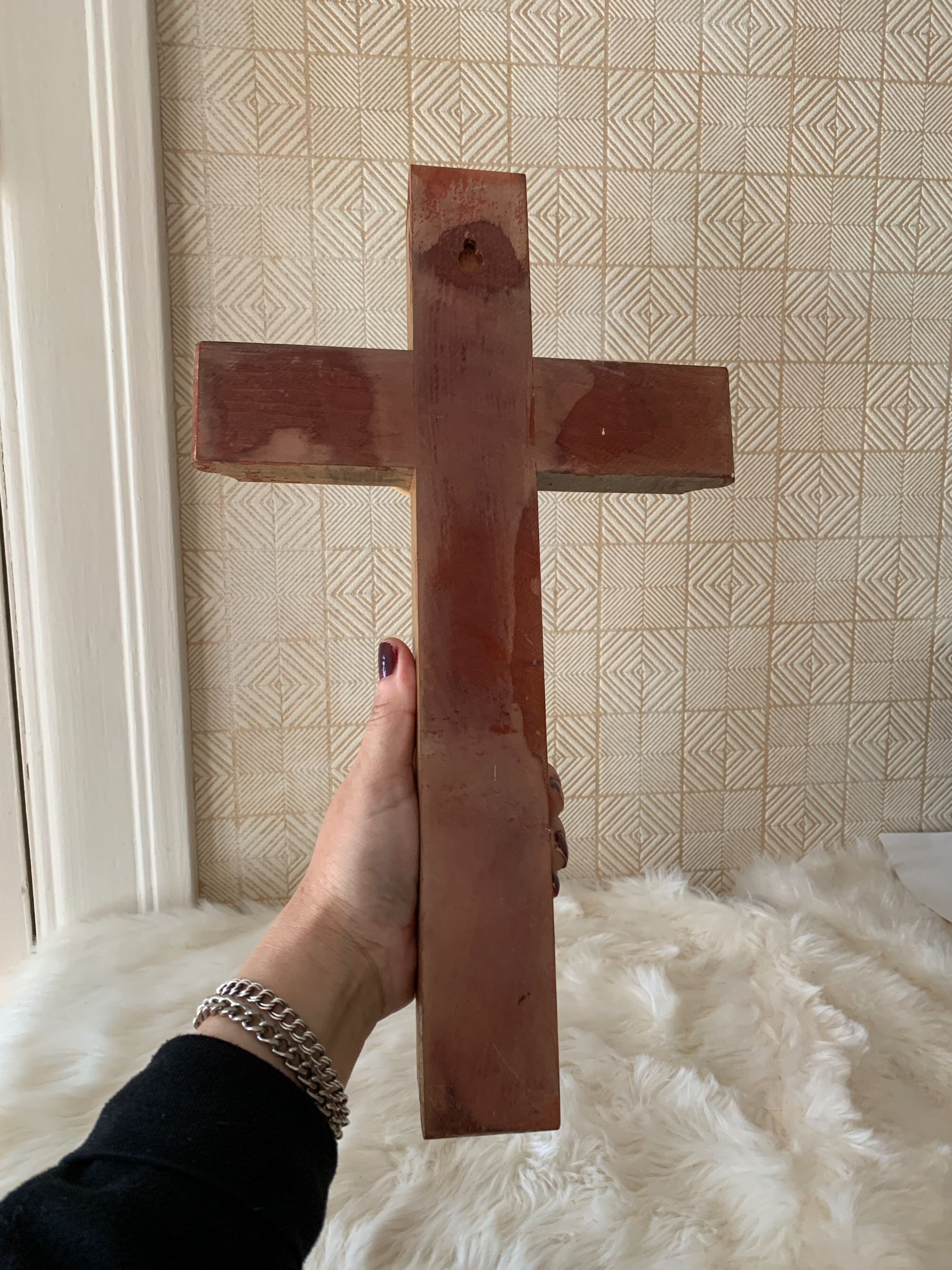 Vintage Last Rites Cross, Sick Call Cross, Priest's Kit, Vintage ...