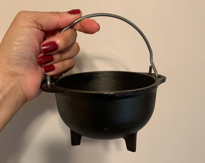 Rusty Small Vintage Cast Iron Cauldron As-is Incense Burner Altar ...
