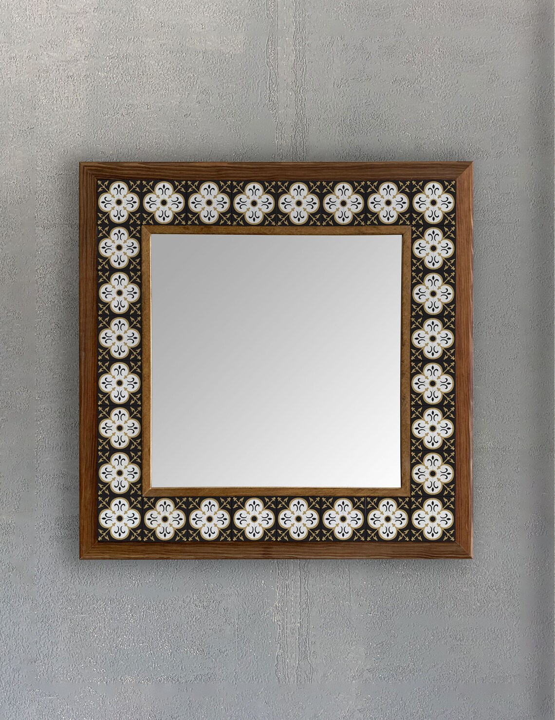 Organic Mirror Mirror Rustic Mirror Natural Pattern Mirror - Etsy UK