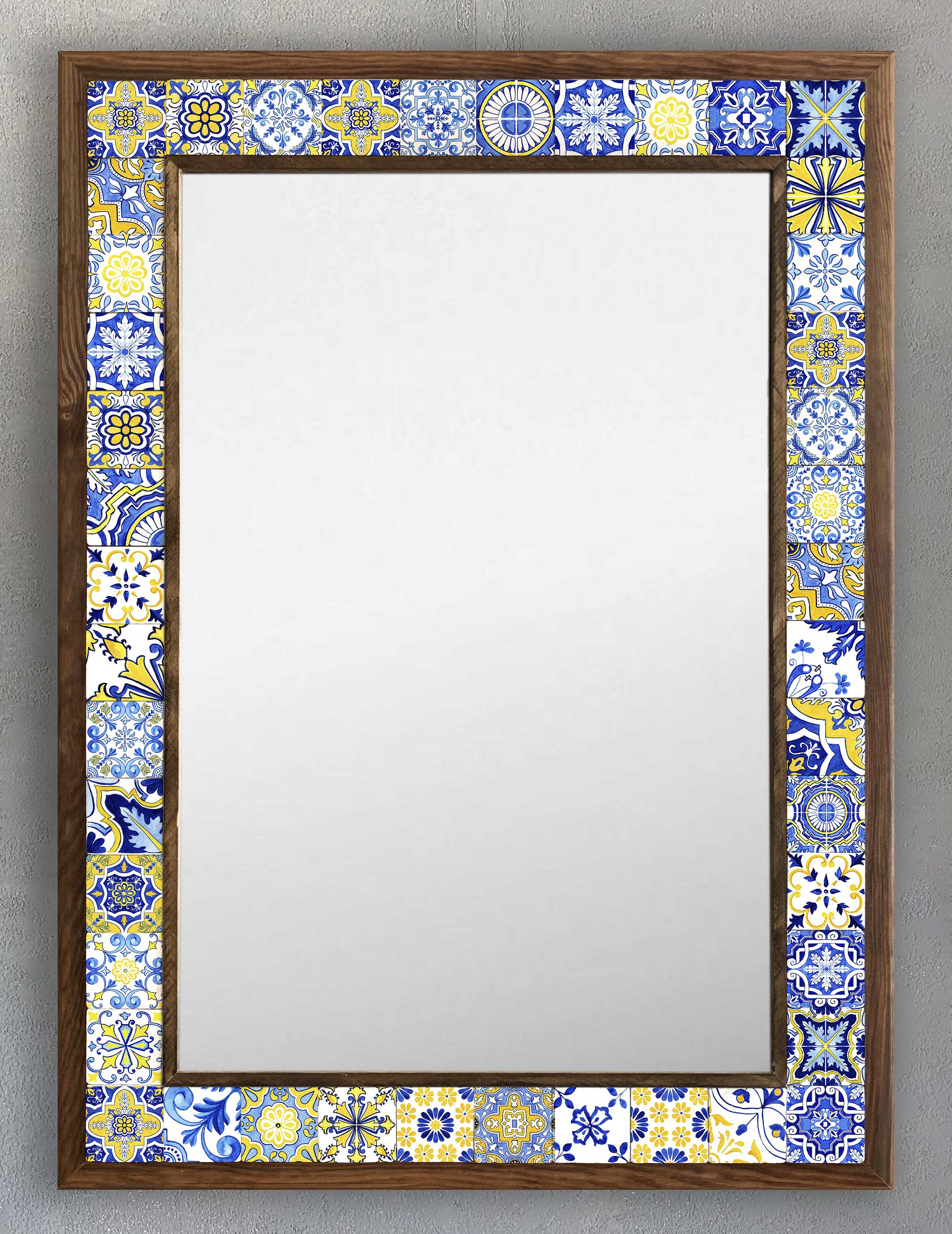 Ceramic Home Decor, Ceramic Home Decor, Handmade Wall Mirror, Portugal ...