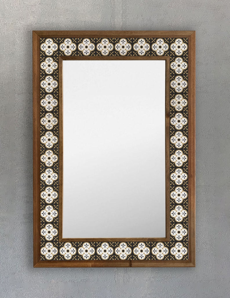 Organic Mirror Mirror Rustic Mirror Natural Pattern Mirror - Etsy UK