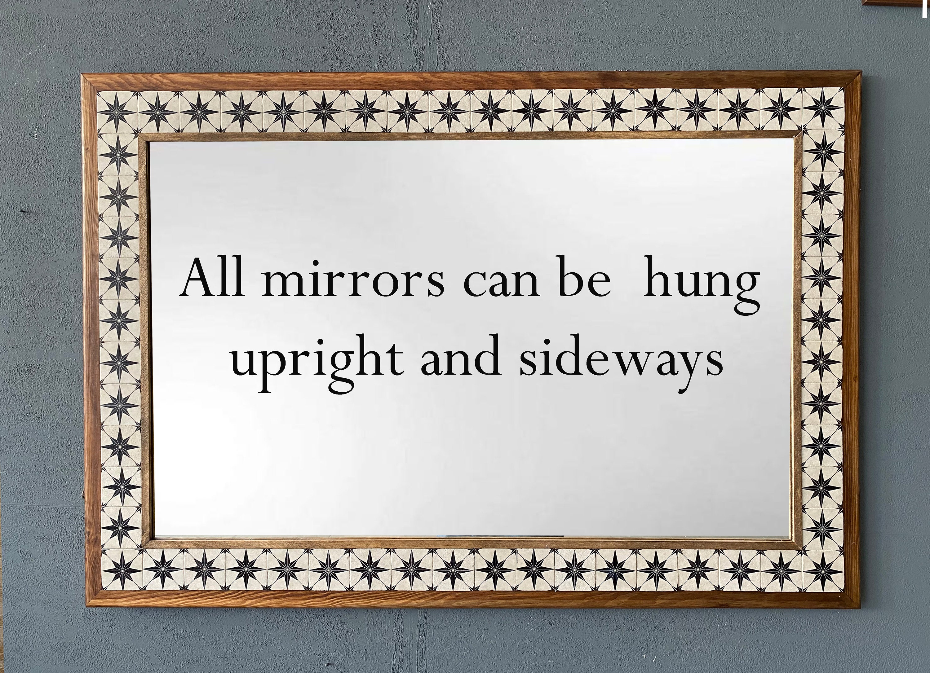 Mosaic Tile Handmade Ceramic Wall Mirror Natural Stone - Etsy