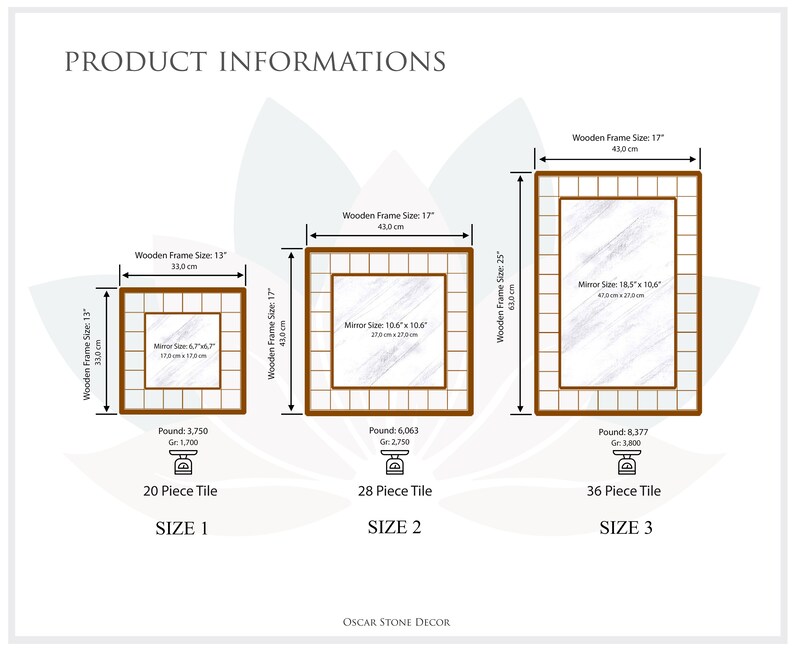 Ceramic Collage Wall Mirror Ceramic Tile Mirror Bathroom - Etsy