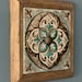 Wooden Frame Stonewall Decorative Tile Floral Ceramic Wall - Etsy