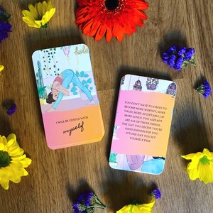 Empowering Affirmation Cards Fine Art Illustrated by Noharanda - Etsy