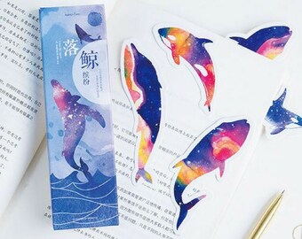 Whale bookmark | Etsy