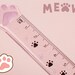 Kawaii Cat Paw Ruler Cute Ruler 15 Cm, Glittery Ruler, Cute School ...