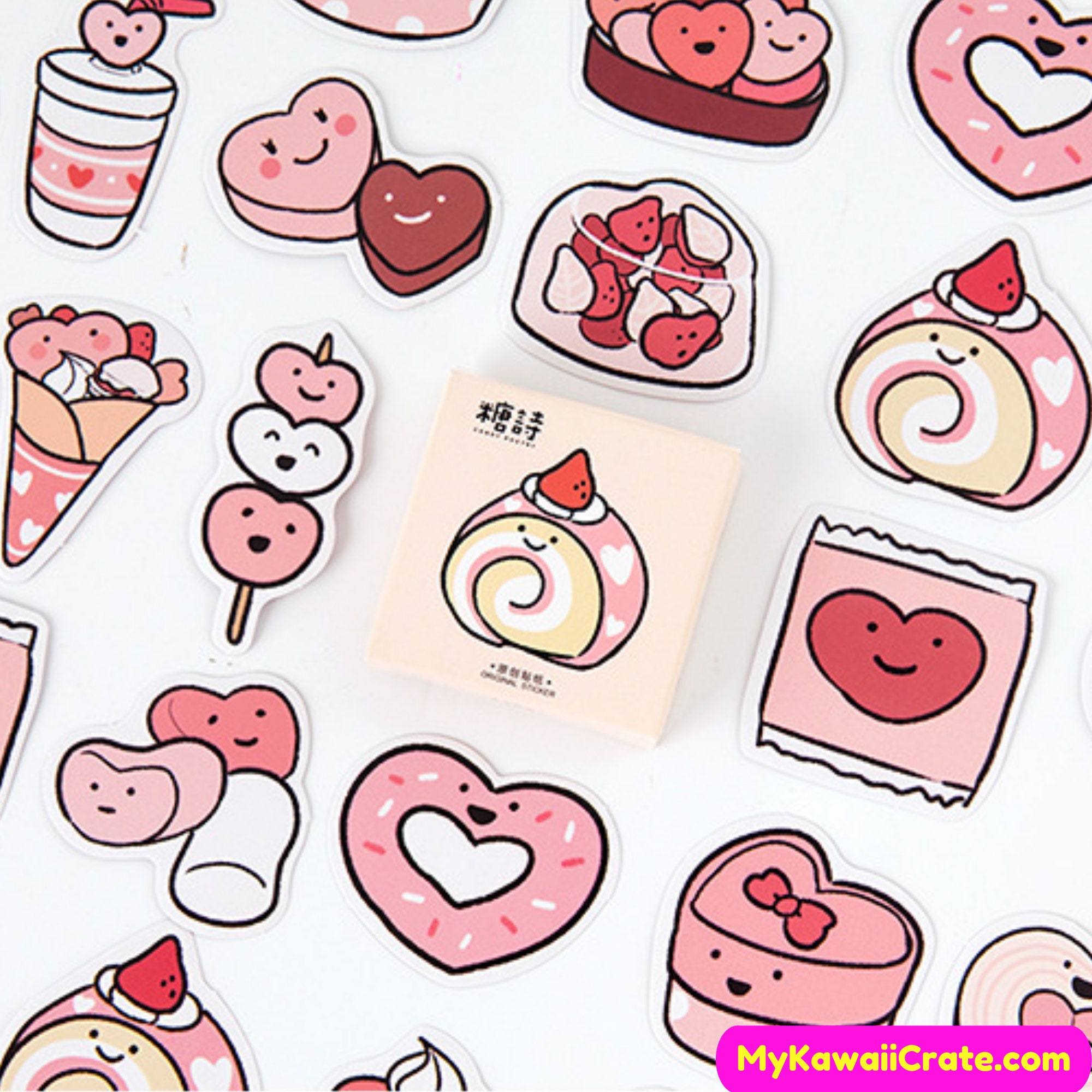 Kawaii Sweet Desserts Stickers 45 Pc Pack Süße Sticker | Etsy