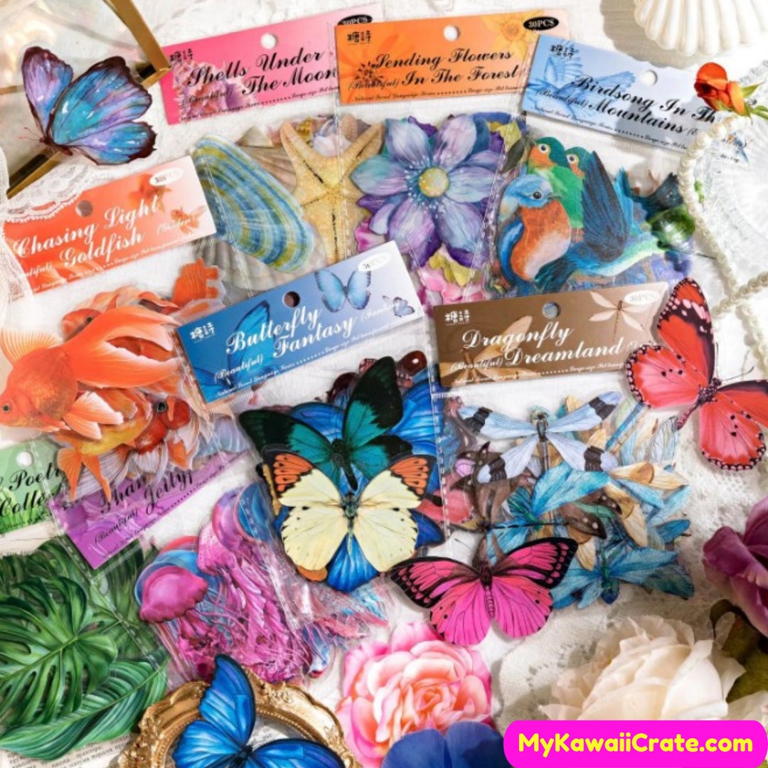 The Colors of Nature Large Size Decorative Stickers Pack Colorful ...